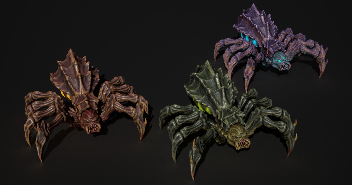 Evil Spider 4 | 3D Creatures | Unity Asset Store