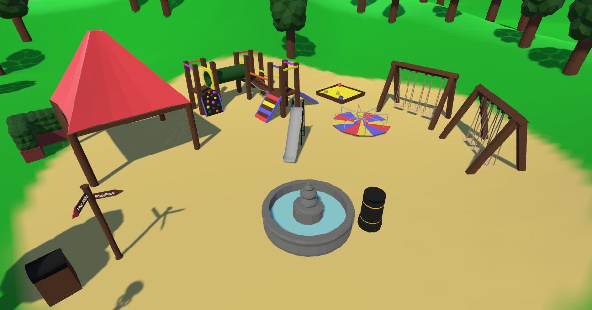 Low Poly Object Pack - Park | 3D Props | Unity Asset Store
