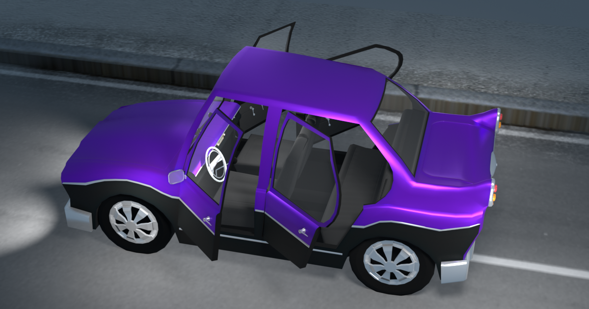 Stylized Car_02 | 3D Land | Unity Asset Store