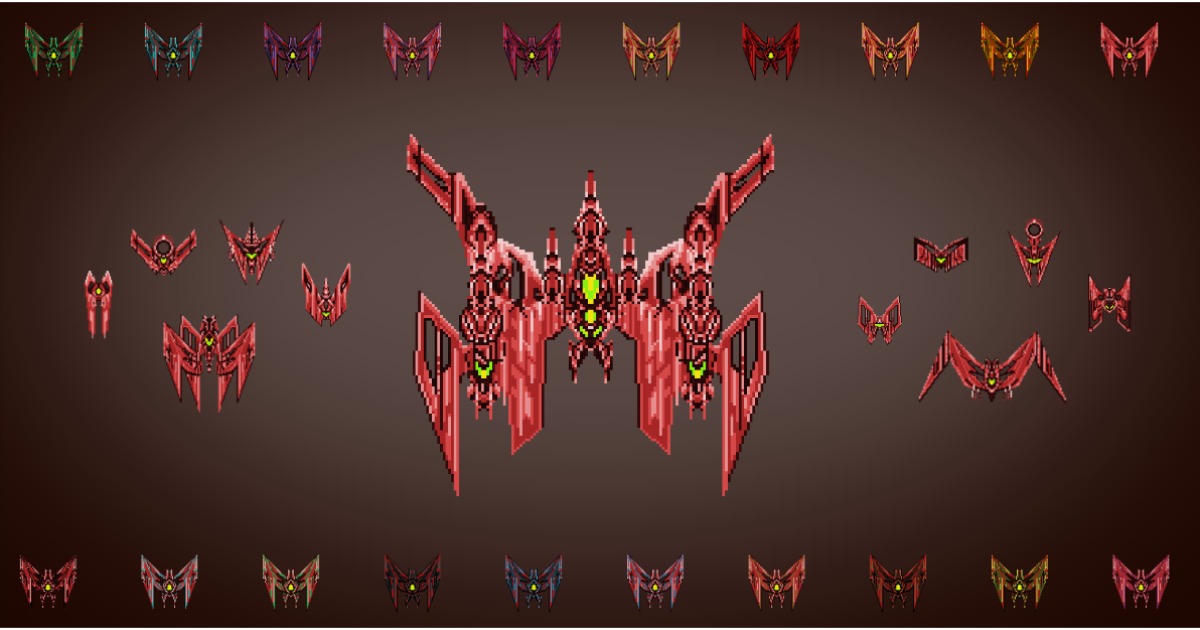 Pixel Space Shooter - SPECTRALS | 2D Characters | Unity Asset Store