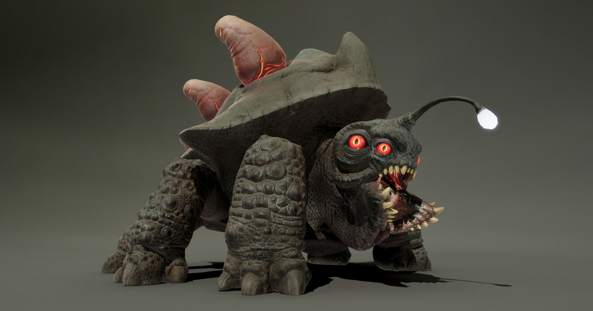 MONSTER: CLYPEOSAURUS | 3D Creatures | Unity Asset Store