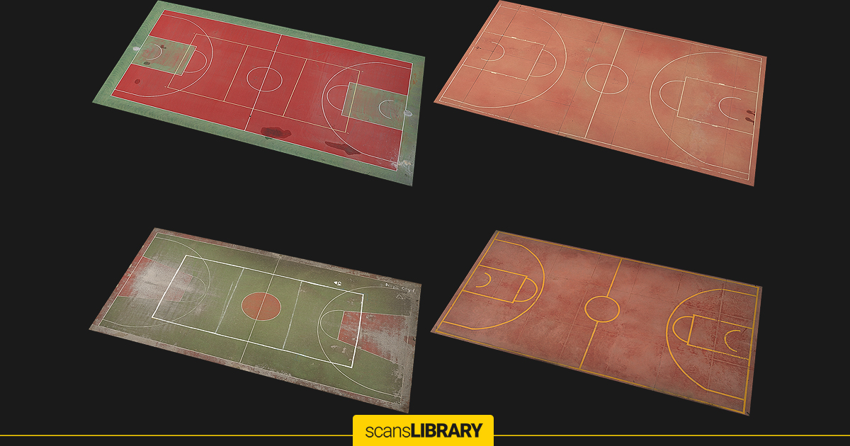 Basketball Court Scans | 3D Environments | Unity Asset Store