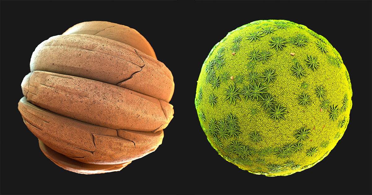 PBR Texture pack vol2 "Stylized Desert" | 2D Textures & Materials ...