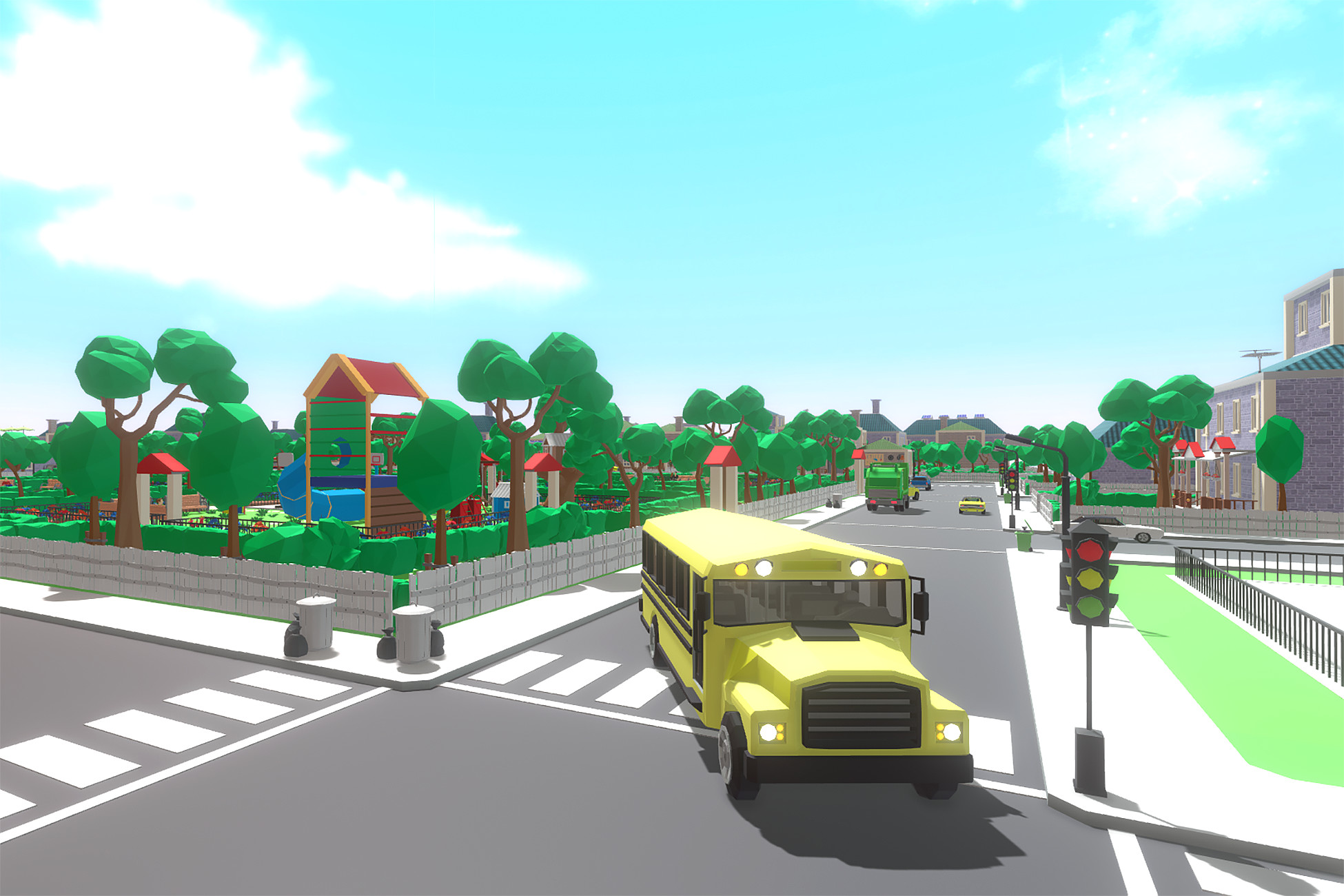 Low poly town asset pack | 3D 도시 | Unity Asset Store