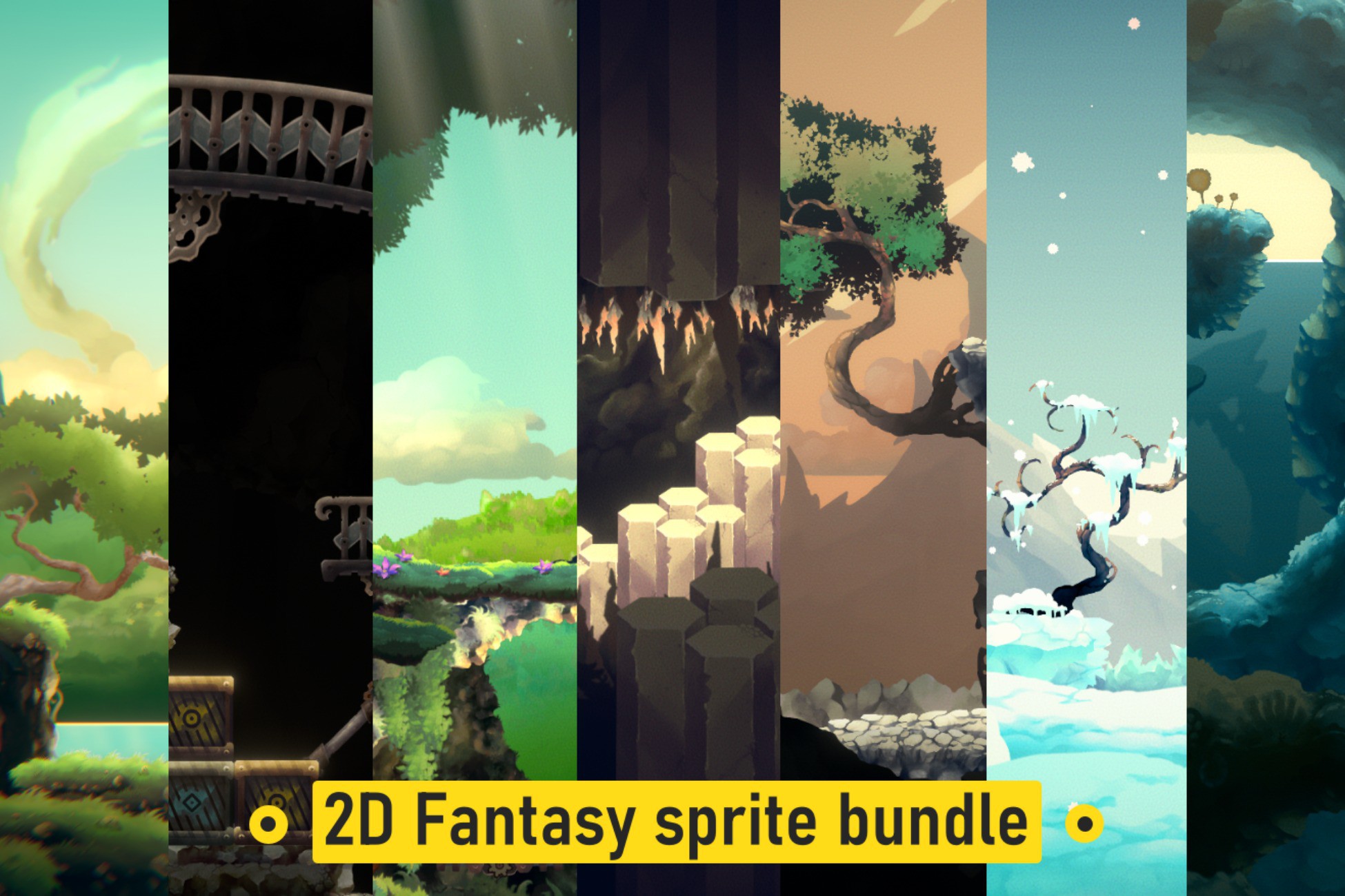 2D Fantasy sprite bundle | 2D Environments | Unity Asset Store