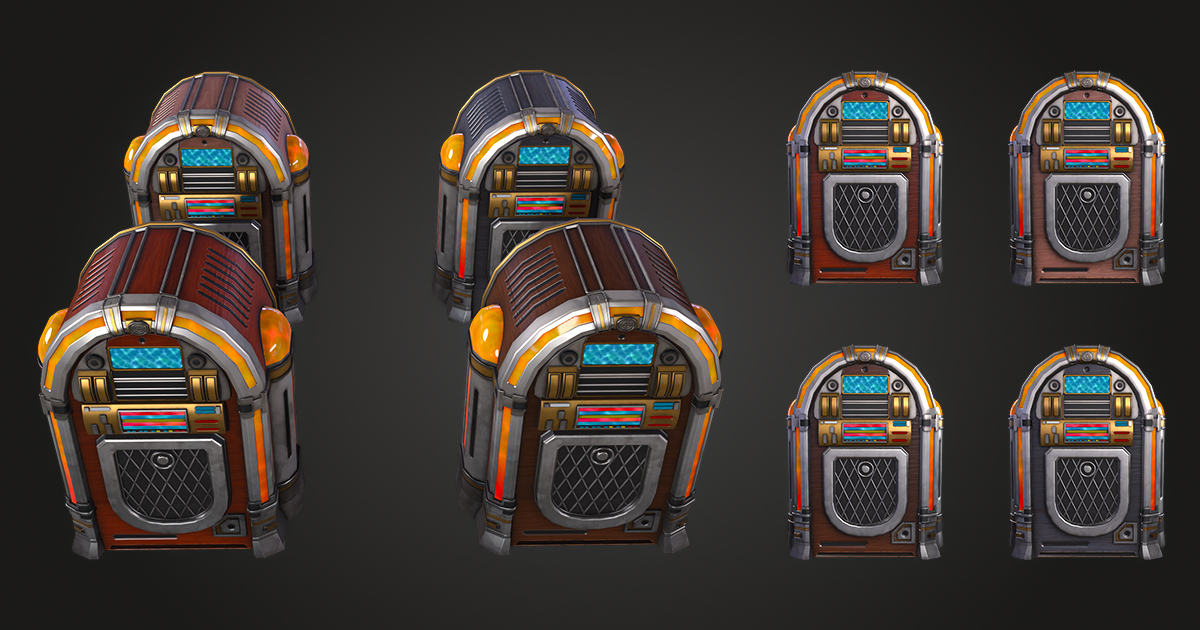 Jukebox Vol. 1 | 3D Props | Unity Asset Store