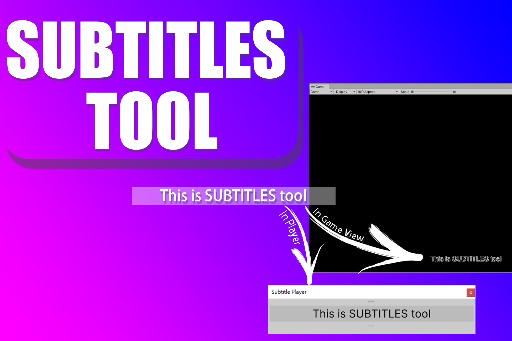 Subtitle Tool | Utilities Tools | Unity Asset Store