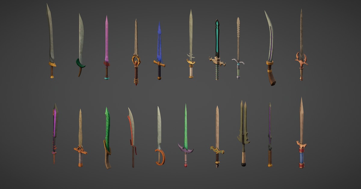 Weapon - Swords | 3D Weapons | Unity Asset Store