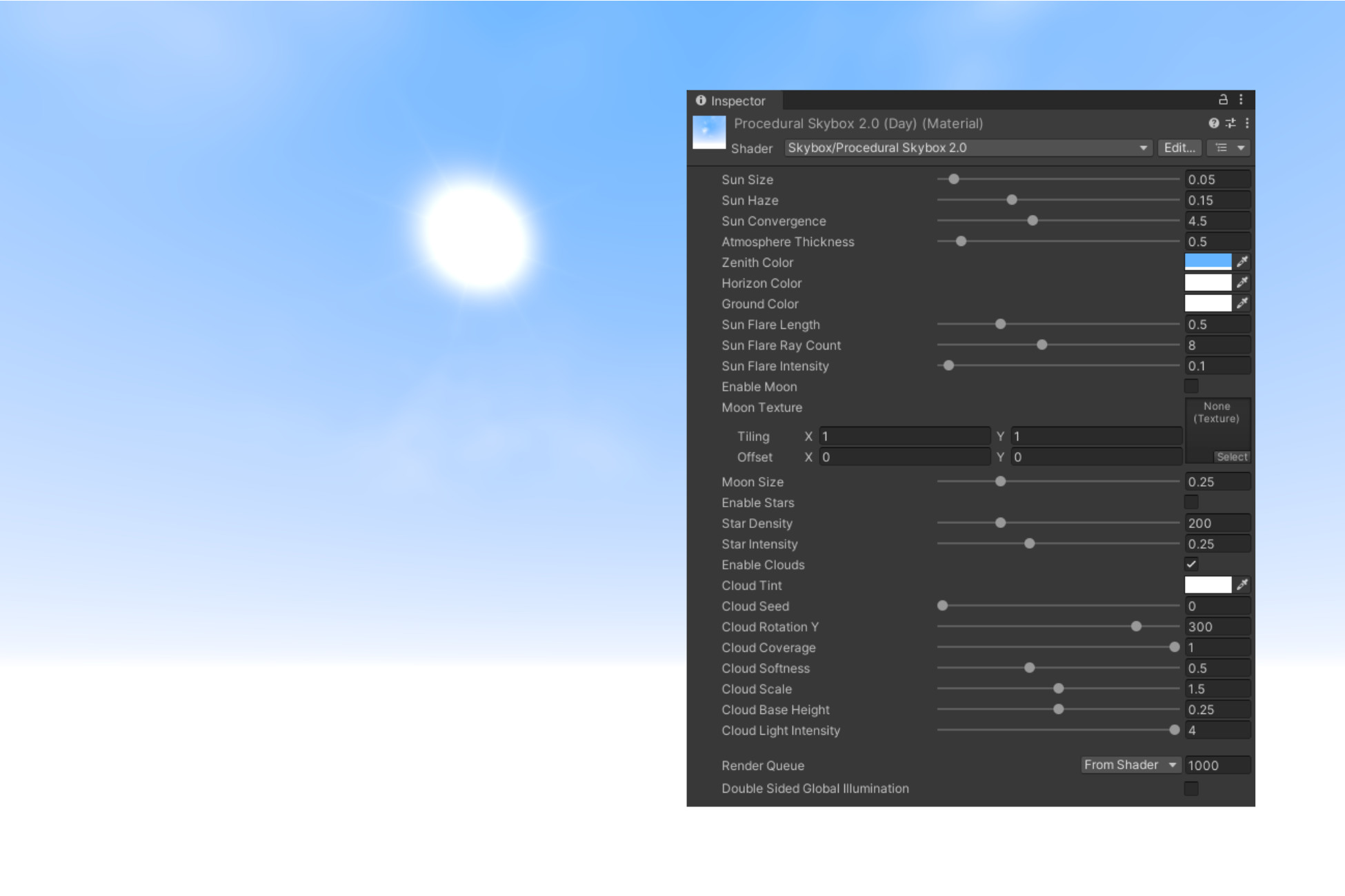 Procedural Skybox 2.0 | 2D 하늘 | Unity Asset Store