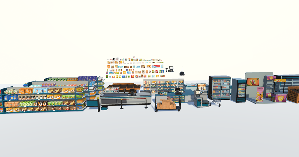 Supermarket Store Assets | 3D Props | Unity Asset Store