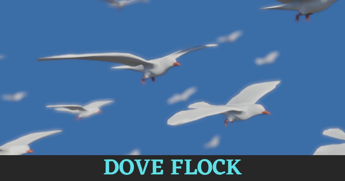Bird Flock: Dove | Characters | Unity Asset Store