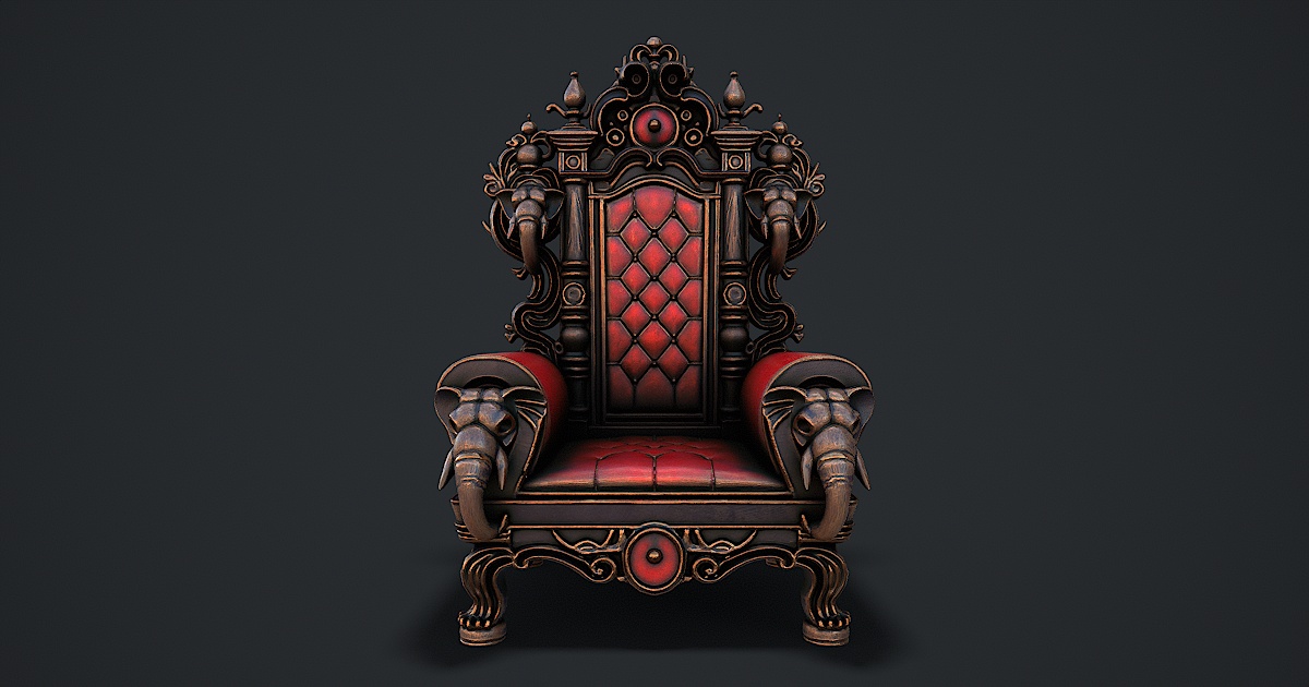 Fantasy Throne 2 | 3D Furniture | Unity Asset Store