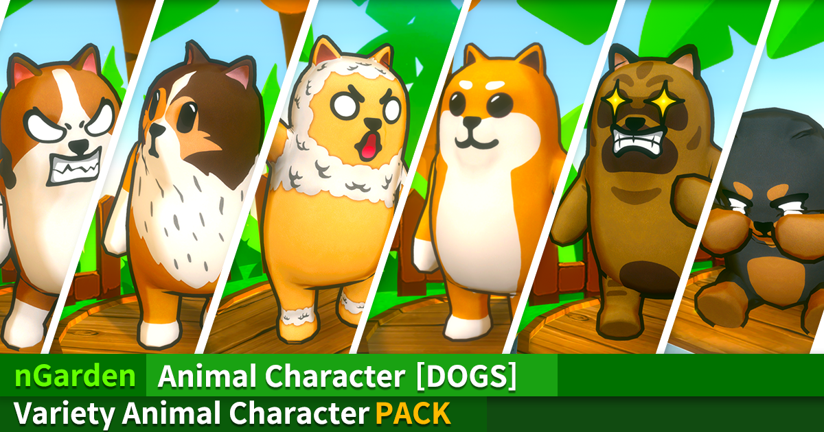 Cute Dog Character | 3D Characters | Unity Asset Store