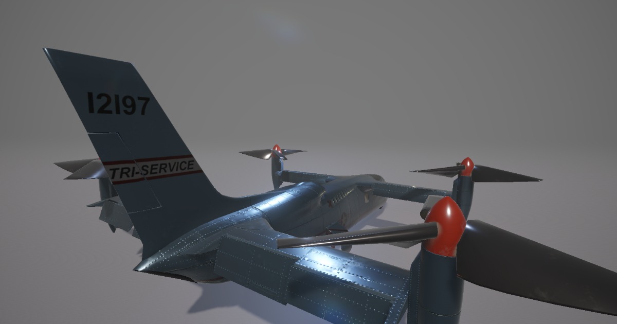 Military VTOL | 3D Air | Unity Asset Store
