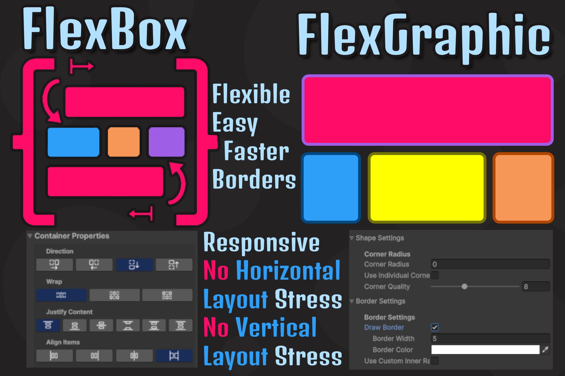 UIFlex: FlexBox & FlexGraphic - Best UI Solution | GUI 도구 | Unity Asset Store