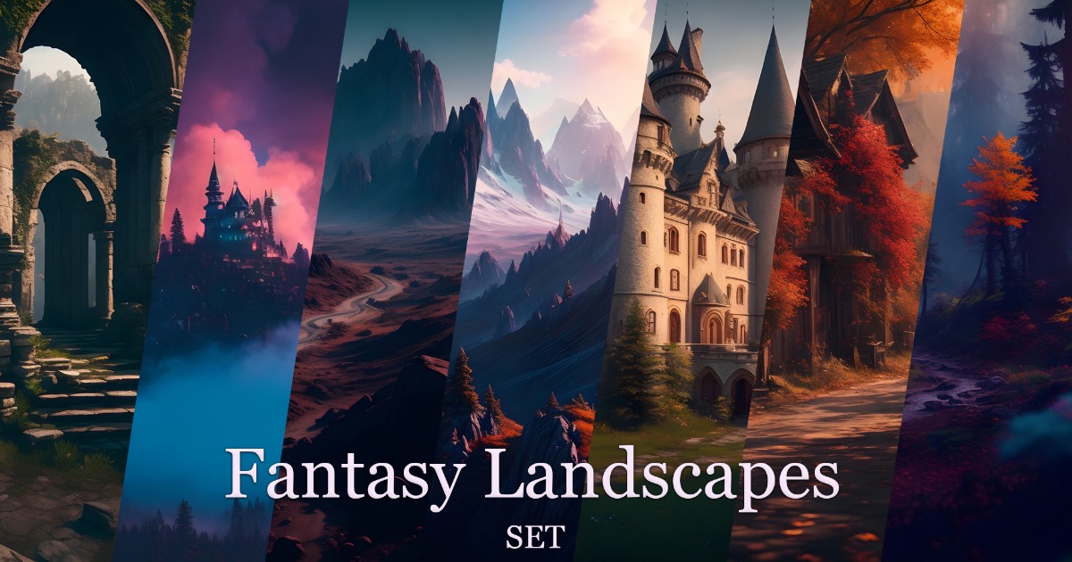 Fantasy Landscapes | 2D Environments | Unity Asset Store