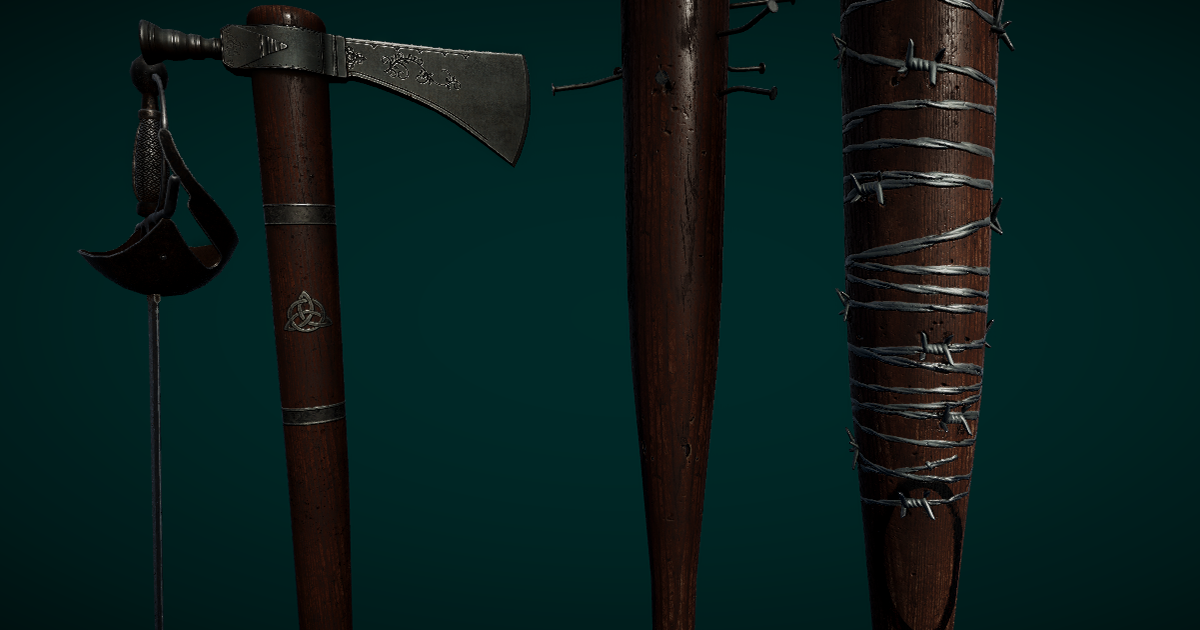 Misc Weapons | 3D 武器 | Unity Asset Store