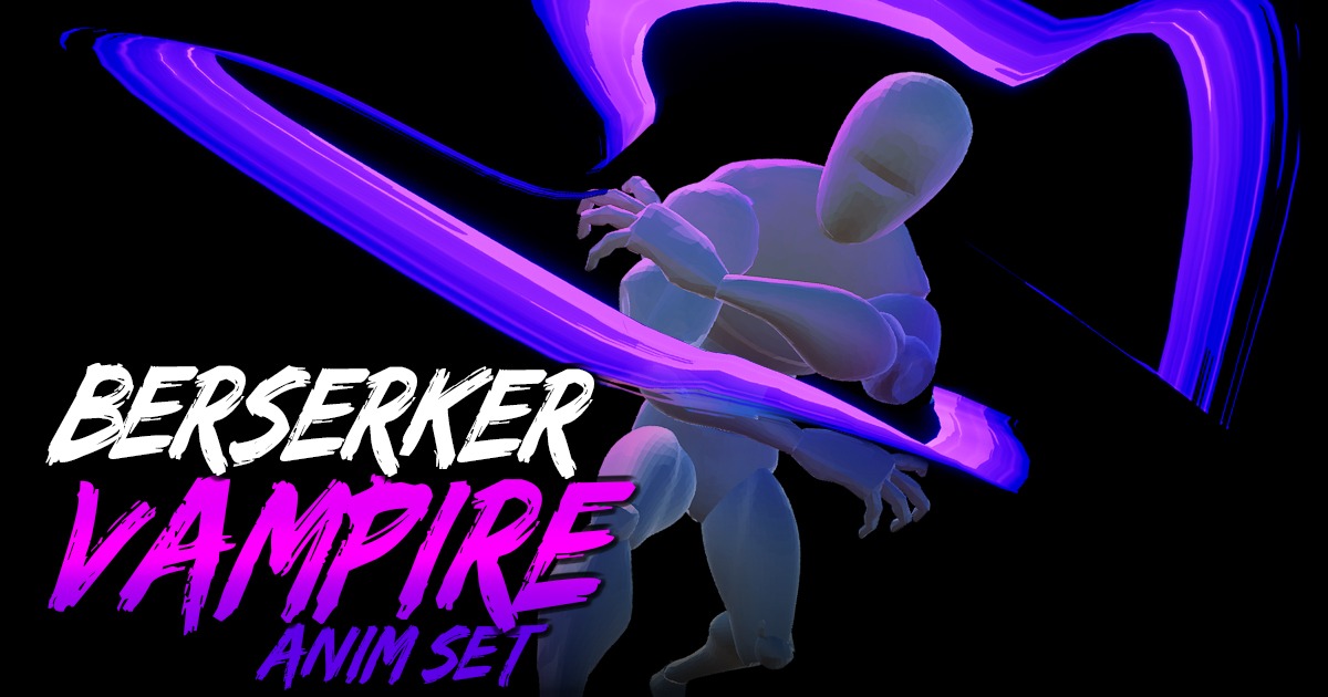 Berserker Vampire AnimSet | 3D Animations | Unity Asset Store