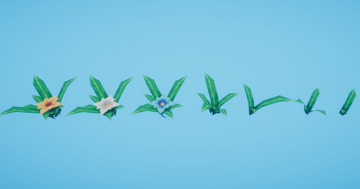 Low Res Flora v1 | 3D Vegetation | Unity Asset Store