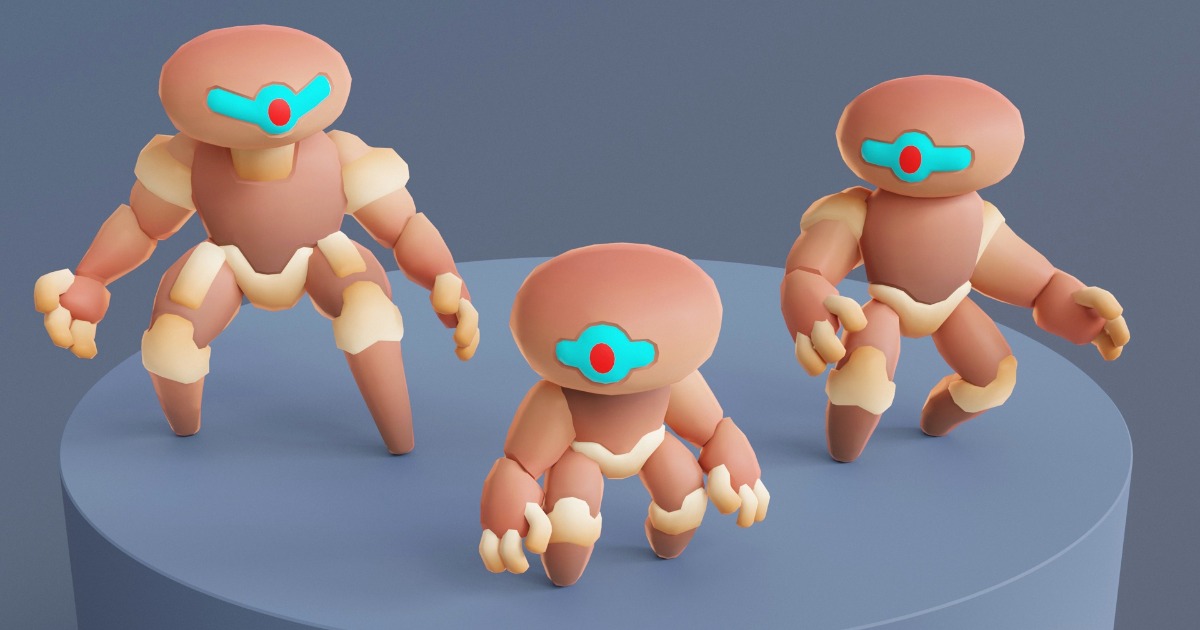 Robot Characters - Zury | 3D Robots | Unity Asset Store