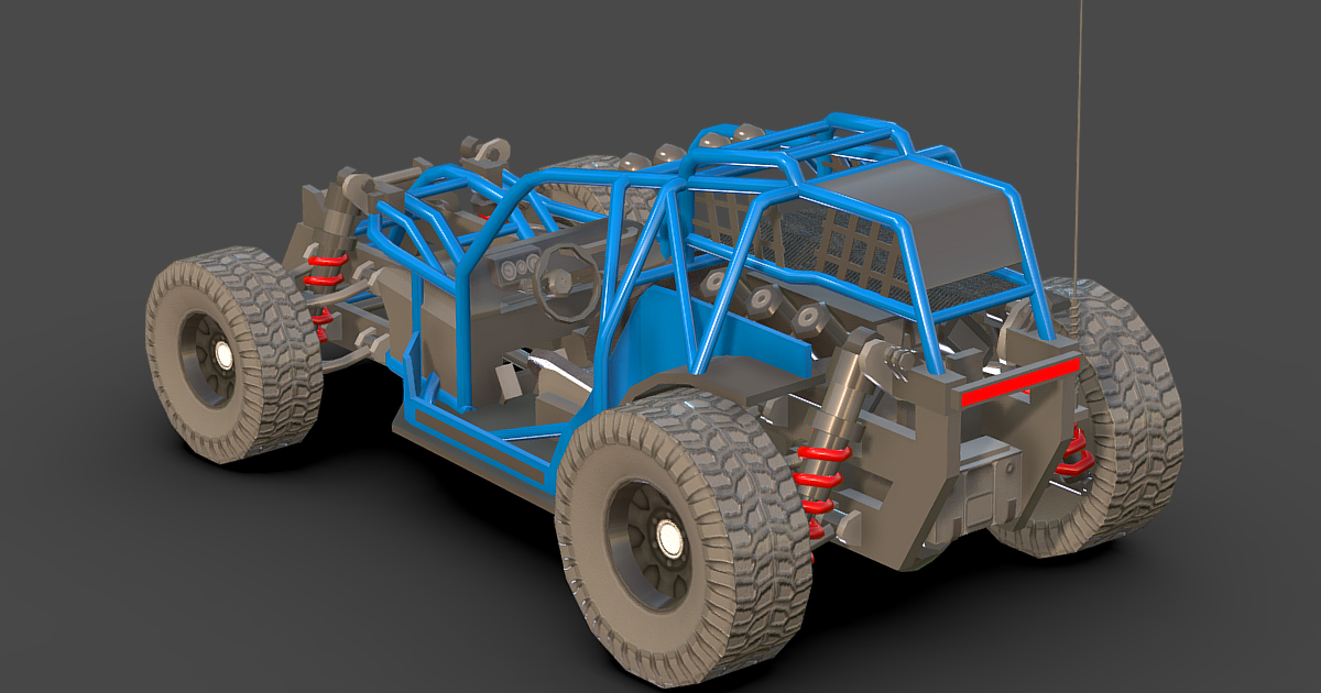 Buggy Car Sport 2 | 3D Land | Unity Asset Store
