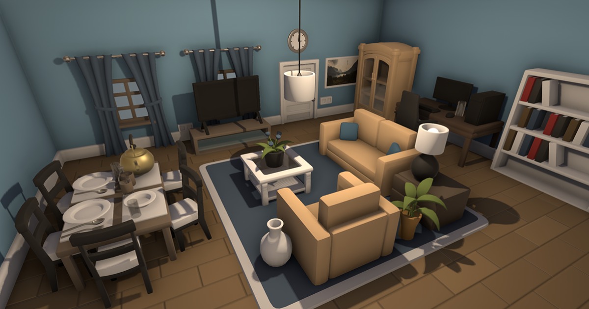 Cute Cartoon Interior Pack | 3D Interior | Unity Asset Store