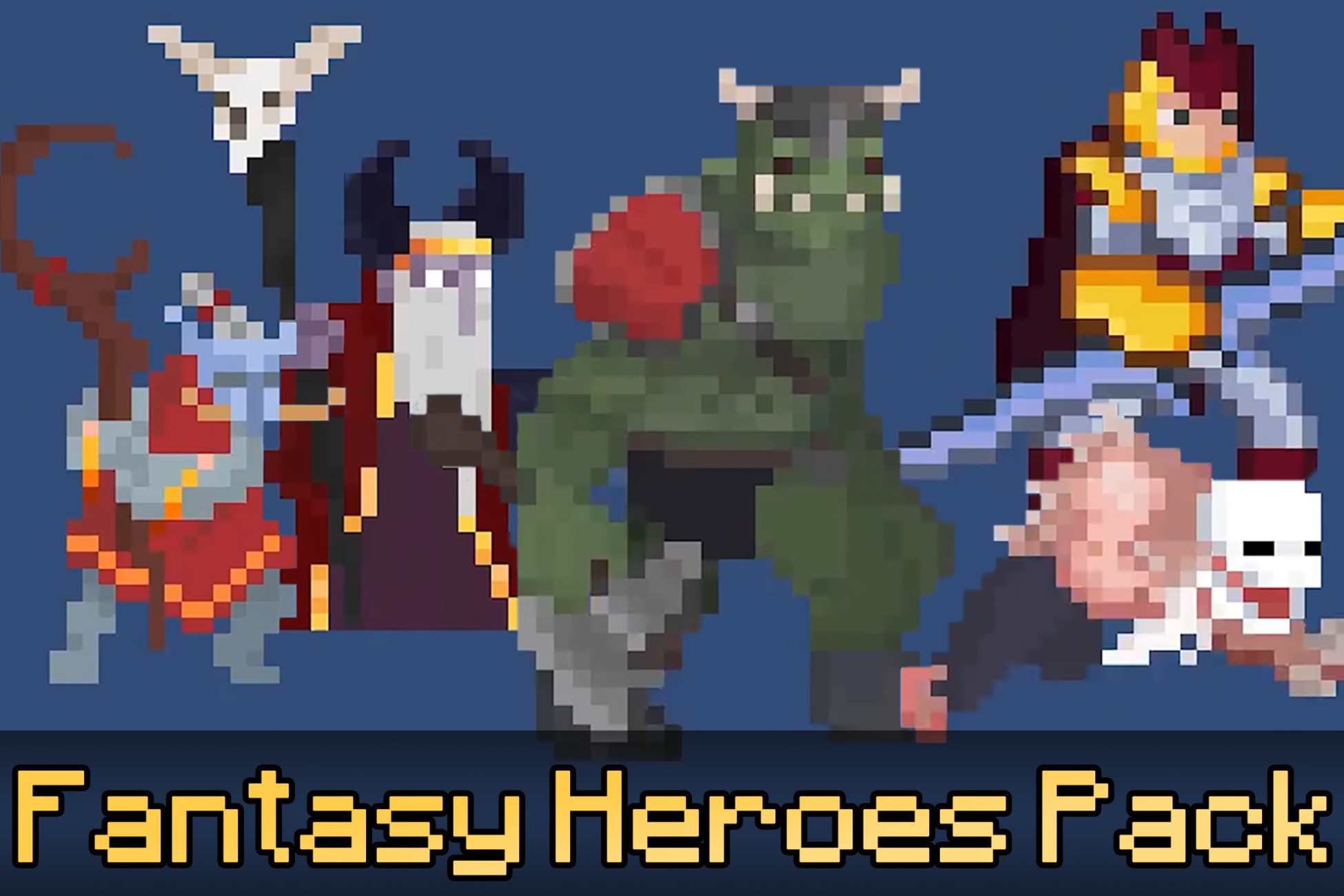 Fantasy Heroes Pixel Pack 1 | 2D Characters | Unity Asset Store