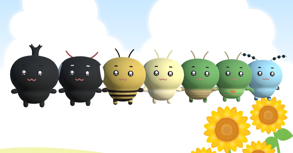 Little Friends - Cartoon Insects | 3D Characters | Unity Asset Store