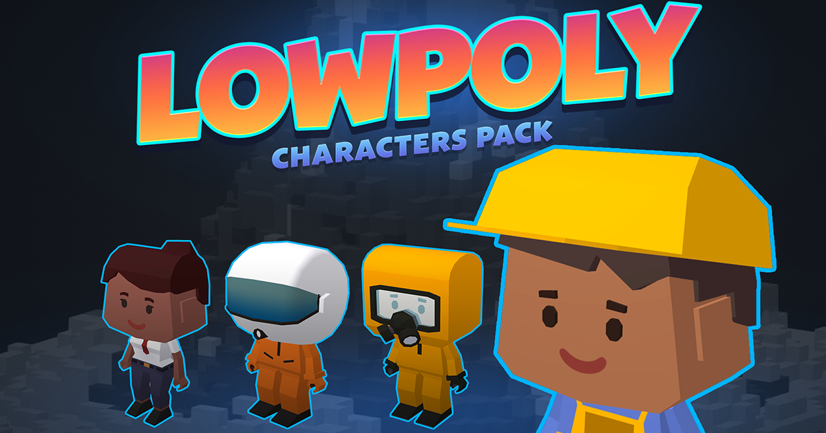 Low-poly characters pack | 3D Characters | Unity Asset Store