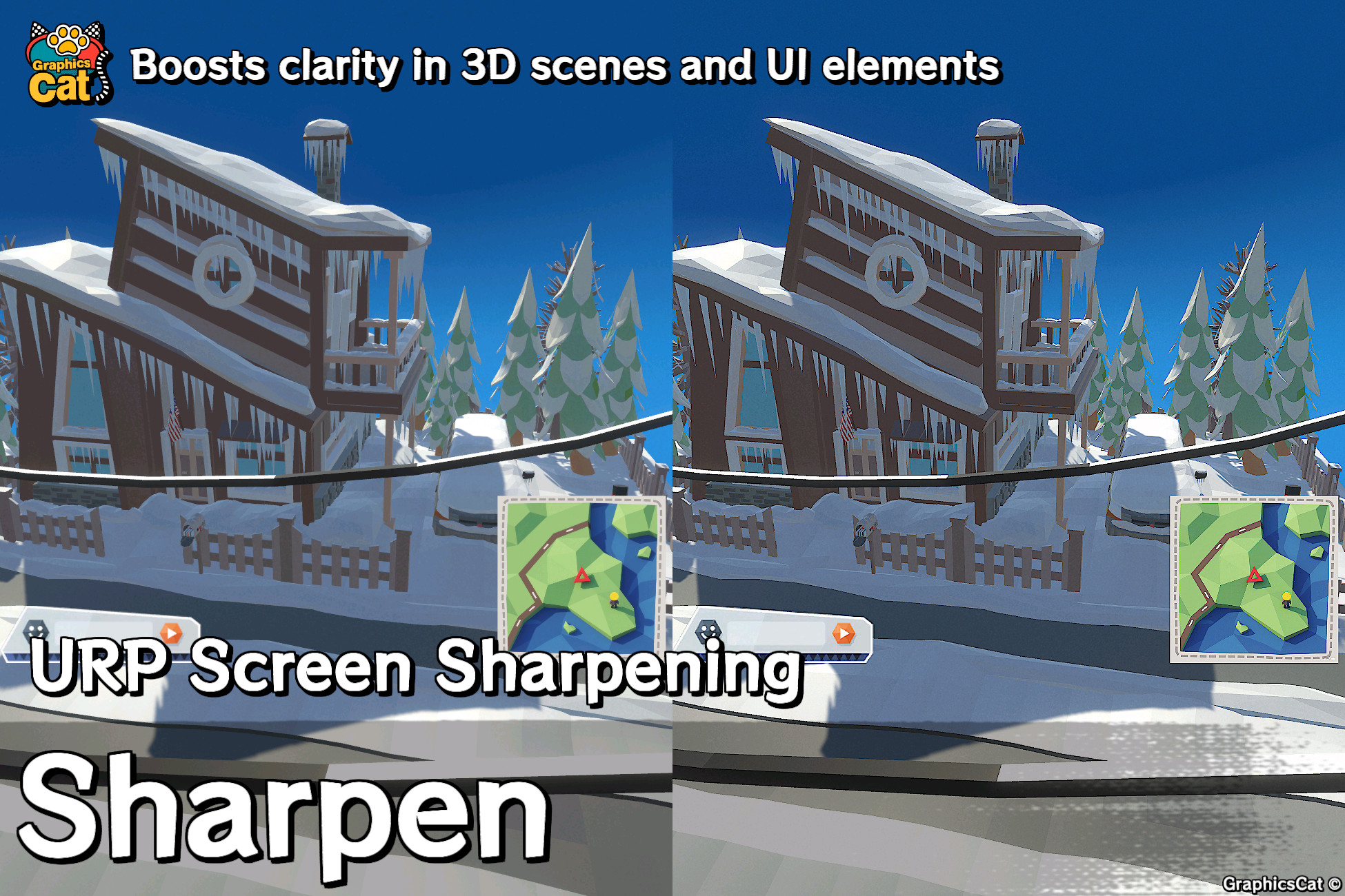 Sharpen - URP Screen Sharpening | VFX Shaders | Unity Asset Store