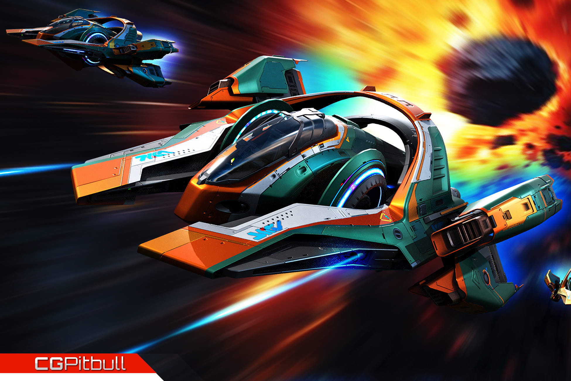 DRAKOS - Fighter Spaceship | 3D Space | Unity Asset Store