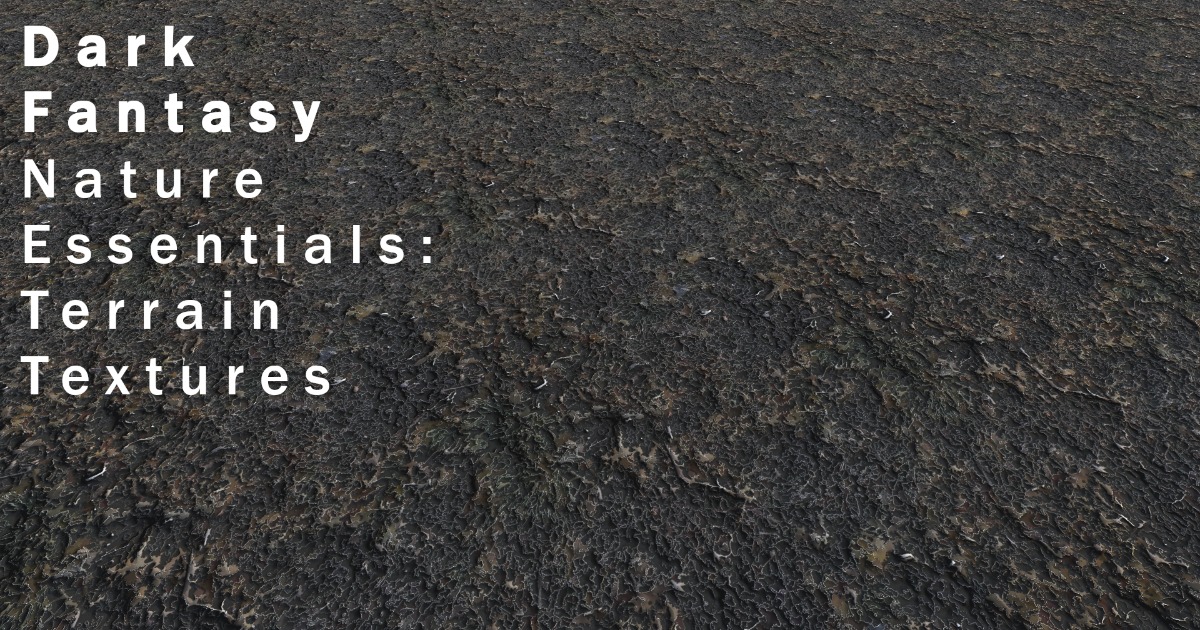 Dark Fantasy Nature Essentials: Terrain Textures | 2D Nature | Unity ...