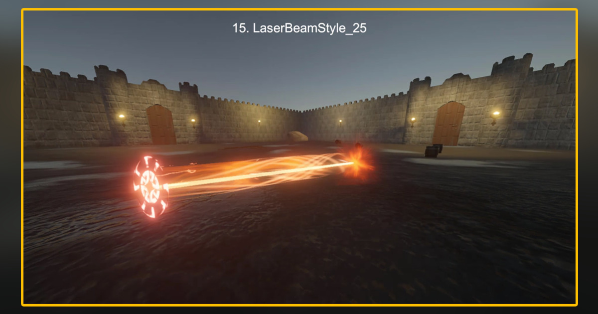 3D Laser Beam VFX Effect | ビジュアルエフェクト | Unity Asset Store