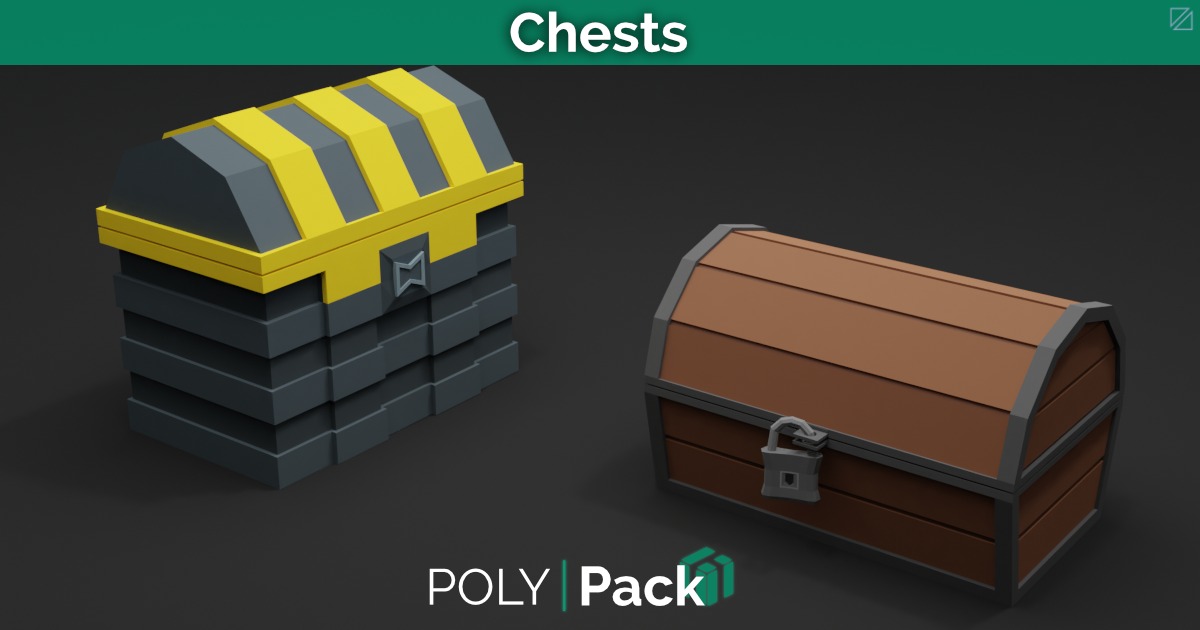 Chests - PolyPack | 3D Props | Unity Asset Store