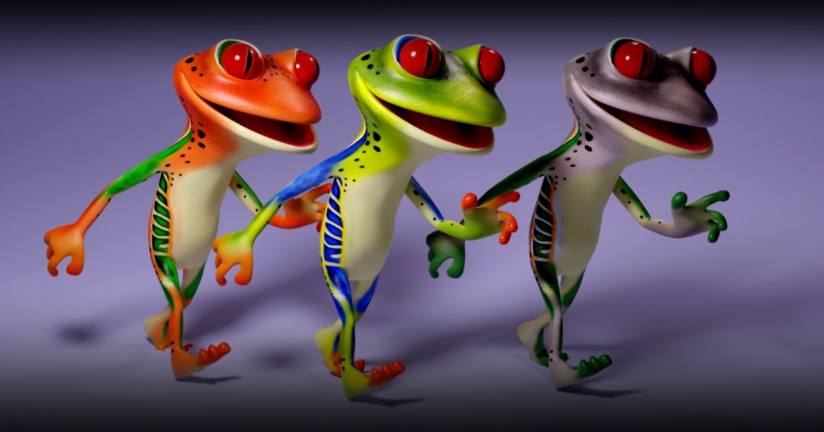 Toon Humanoid Frog PBR | 3D Animals | Unity Asset Store