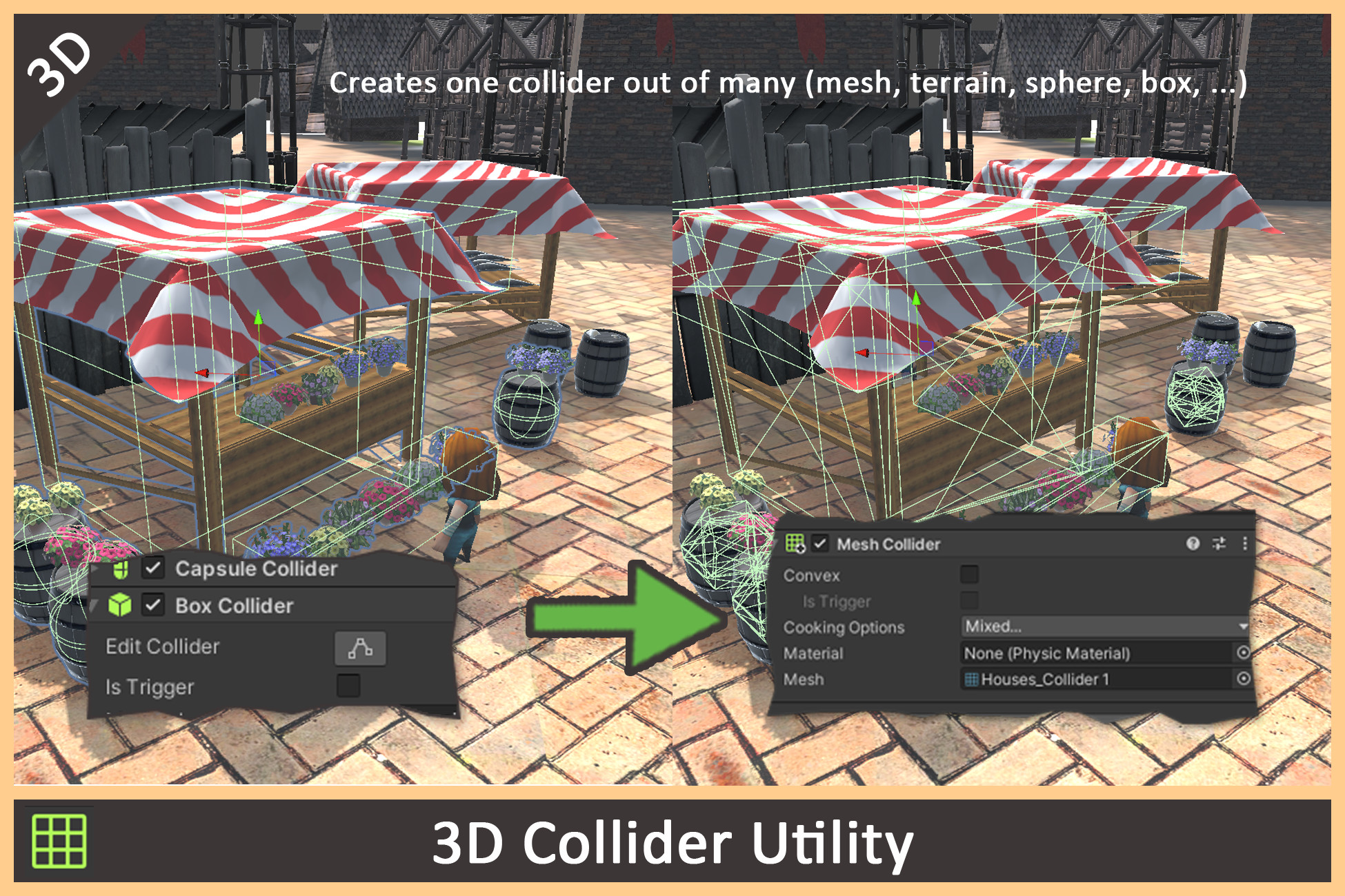 3D Collider Utility 2 - Merge and Combine | Utilities Tools | Unity Asset Store