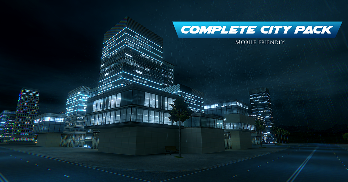 Complete City Pack Vol. 2 | 3D Urban | Unity Asset Store