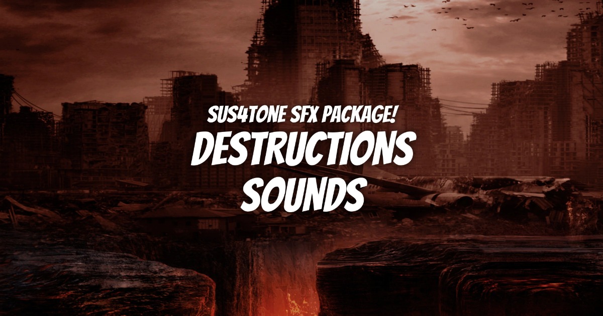Destruction Sounds Vol.1 | Audio Sound FX | Unity Asset Store