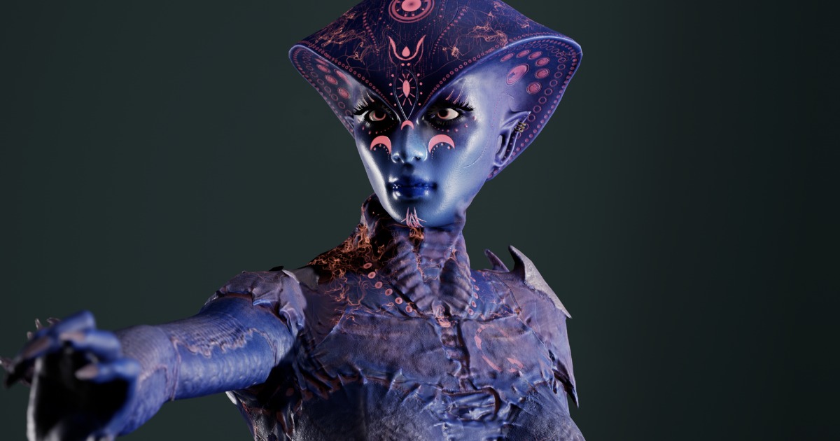 Girl Alien 1 | 3D Characters | Unity Asset Store