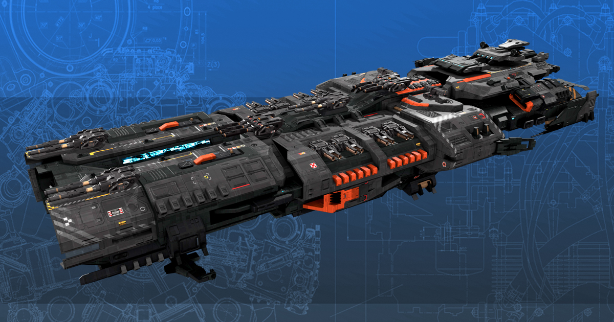 Federation Dreadnought GB6 | 3D Space | Unity Asset Store
