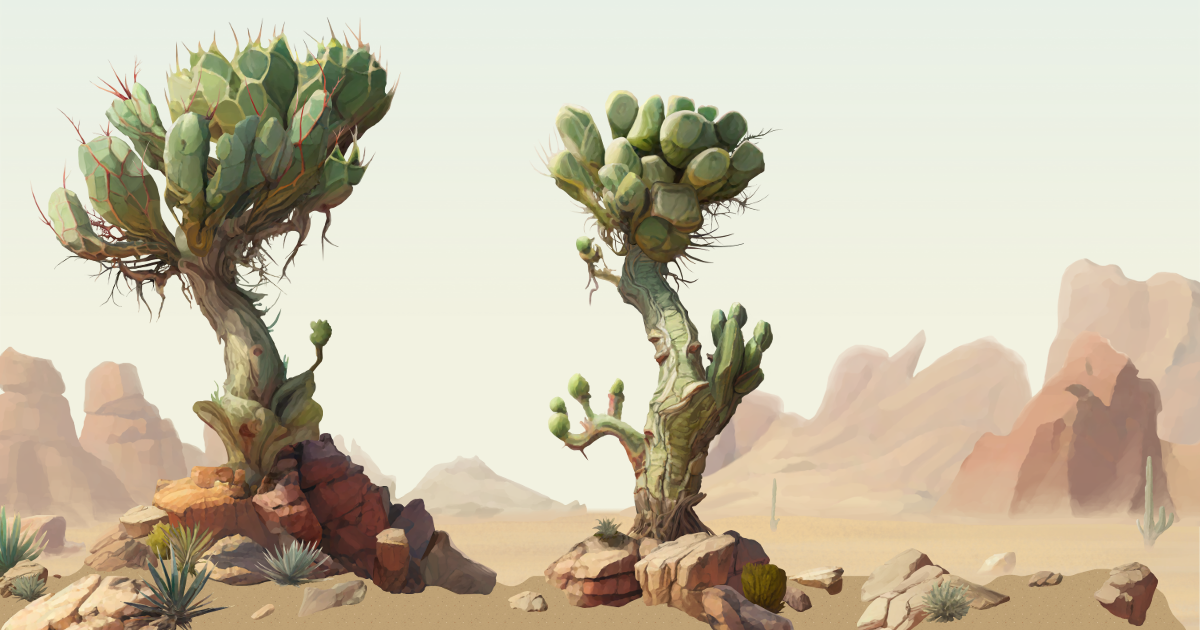 2D Modular Alien Tree - Desert Environment | 2D Environments | Unity ...