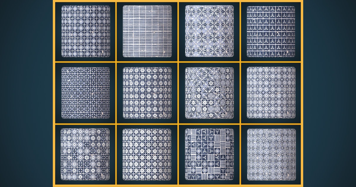 PBR Tile Bundle - URP Displacement | 2D Tiles | Unity Asset Store