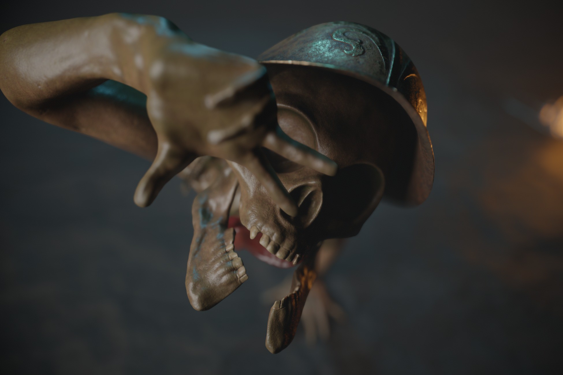 Crawling Skull – Undead Monster Asset | 3D Creatures | Unity Asset Store
