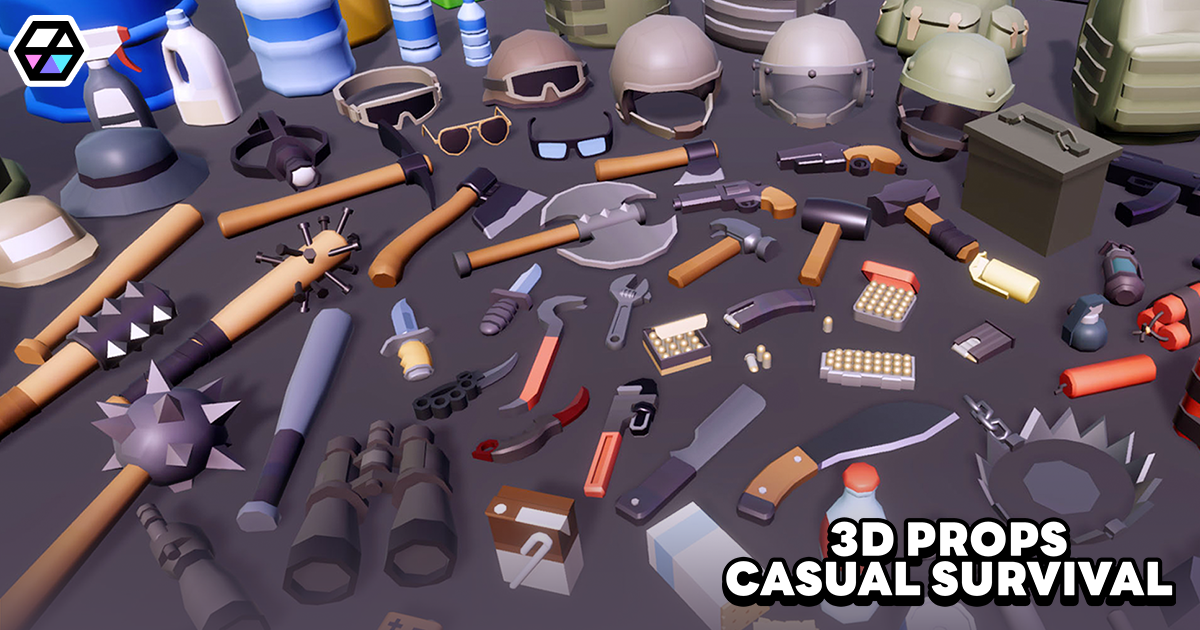 3D Props - Casual Survival | 3D Props | Unity Asset Store