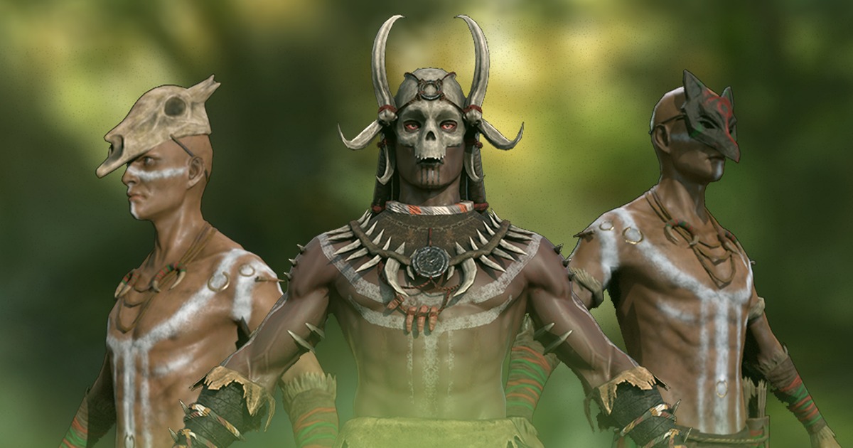 Dark Fantasy - Primitive Warrior 3Pack | 3D 생물 | Unity Asset Store