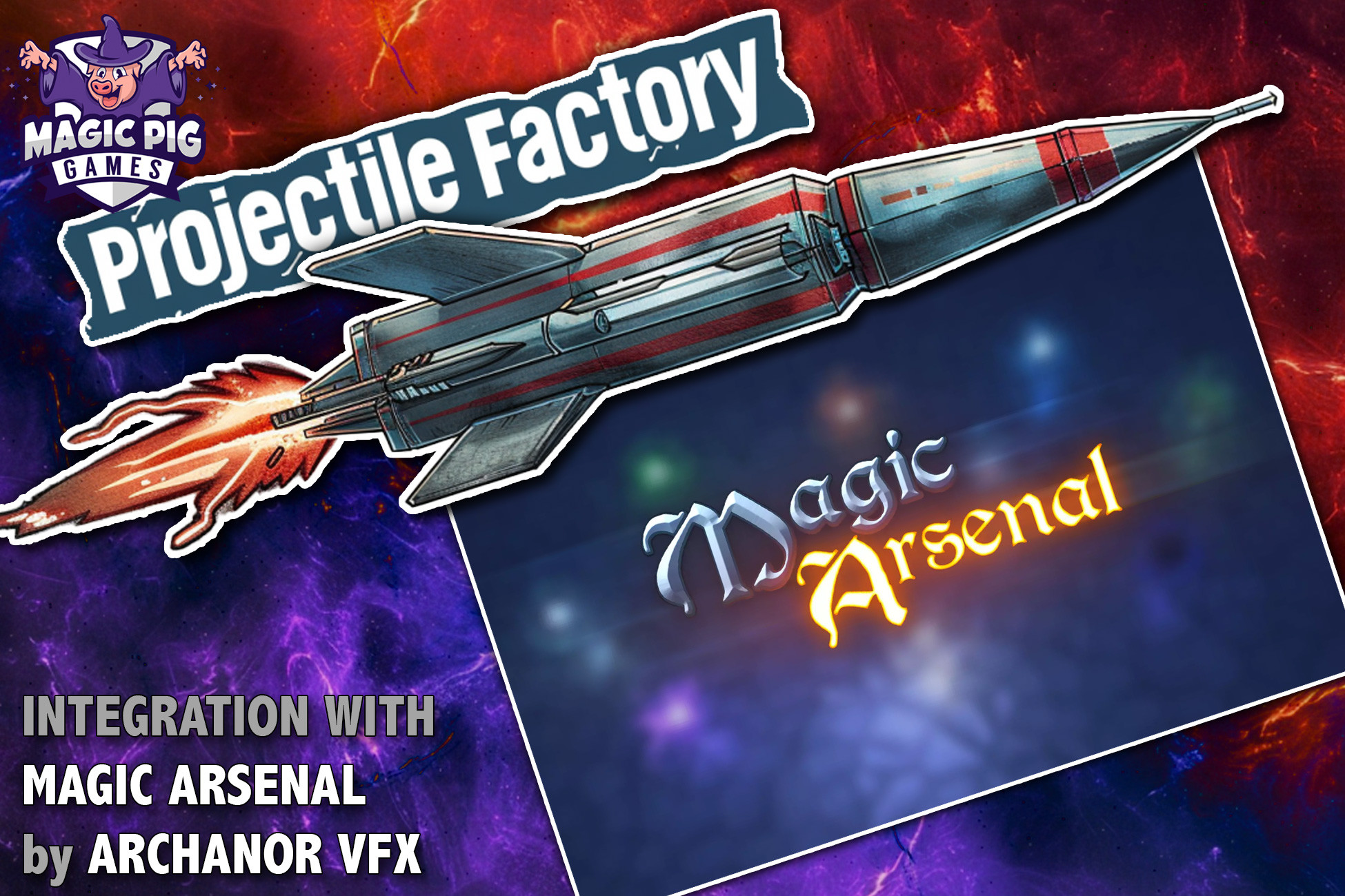 Projectile Factory for Magic Arsenal by Archanor VFX | Spells | Unity ...