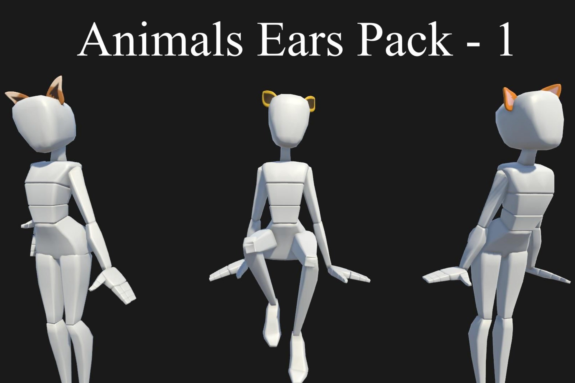 Animal Ears Pack - 1 | Props | Unity Asset Store