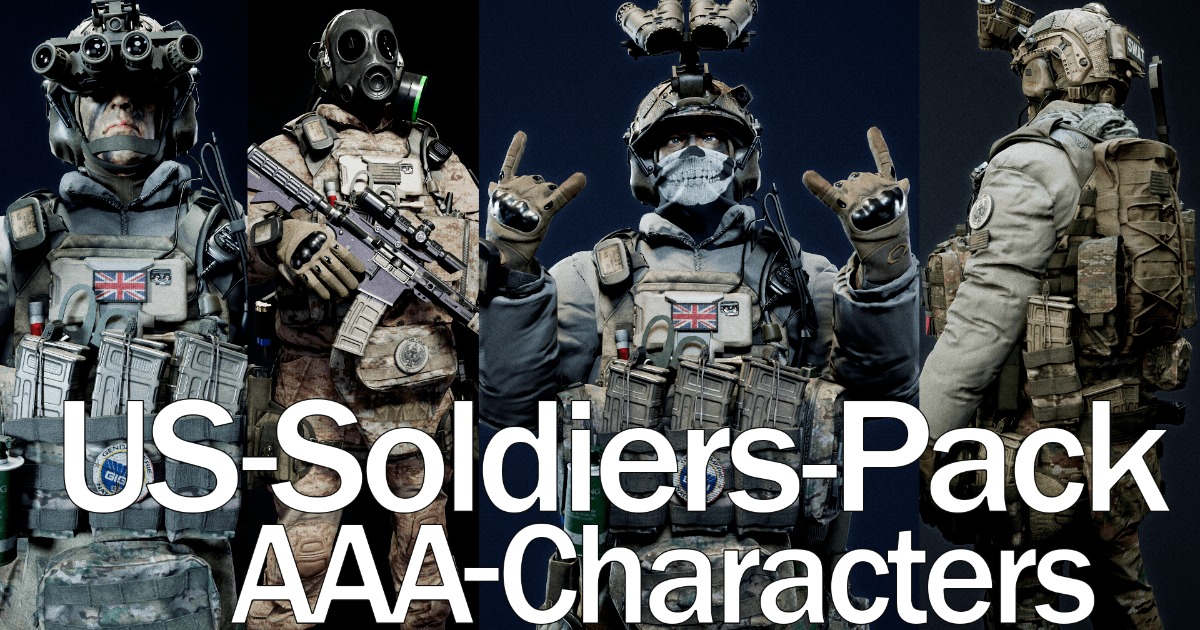 Soldier-AAA-Pack.vol2 | 3D Characters | Unity Asset Store