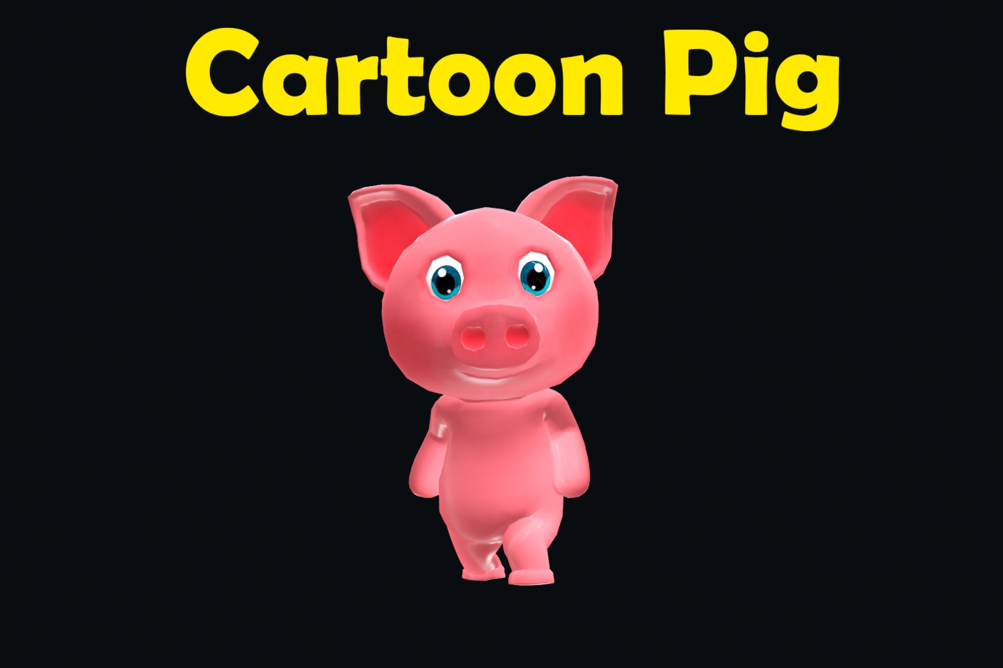Cartoon Pig Animated | 캐릭터 | Unity Asset Store