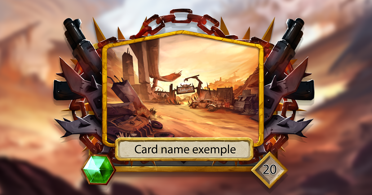 UI Post apocalyptic Card Game - Horizontal | 2D Icons | Unity Asset Store